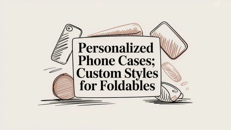 Coques de téléphone personnalisées : styles sur mesure pour pliables ...